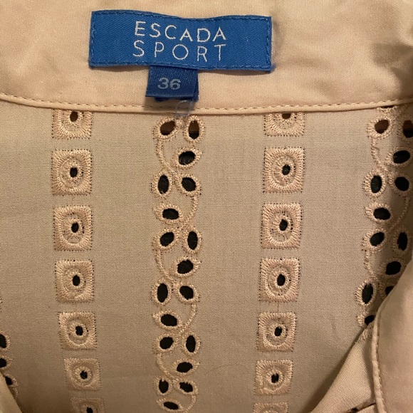 Escada | Dresses | Escada Sport Dress Shirt | Poshmark